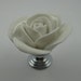 Rose Flower Ceramic Drawer Knobs Pulls Handles / Knobs/ | Etsy