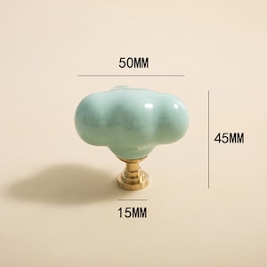 Cloud Ceramic Knobs Drawer Knob Cabinet Pulls Handles Colorful Dresser ...
