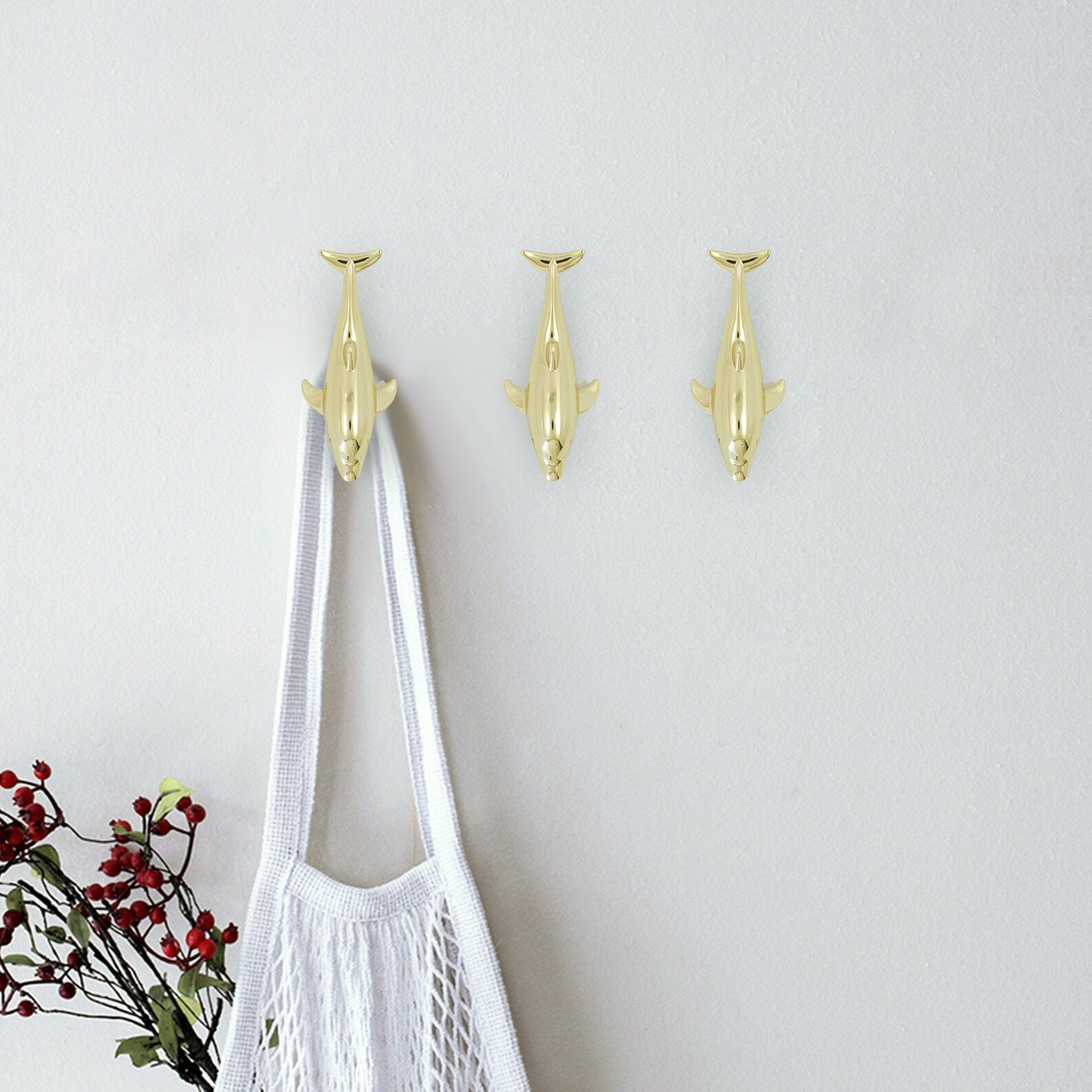 Dolphin Wall Hook /decorative Hooks /resin Coat Hangers Wall - Etsy
