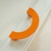 3.78'' Colorful Orange Drawer Pulls Handles Dresser Pull Cabinet Door ...