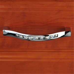 3.78'' 5'' 6.3'' Sparkly Glass Drawer Pull Handle Knob Door Handle ...