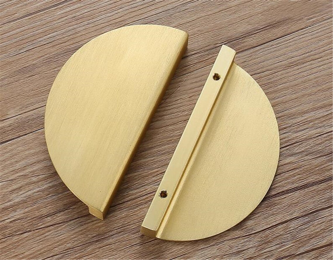 2.5 C-C Half Moon Drawer Handle Pull 2 1/2 Dresser - Etsy