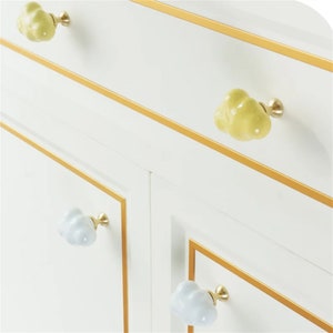 Cloud Knobs Ceramic Knobs Drawer Knob Pulls Handles Colorful Dresser Knob Kitchen Cabinet Door ...