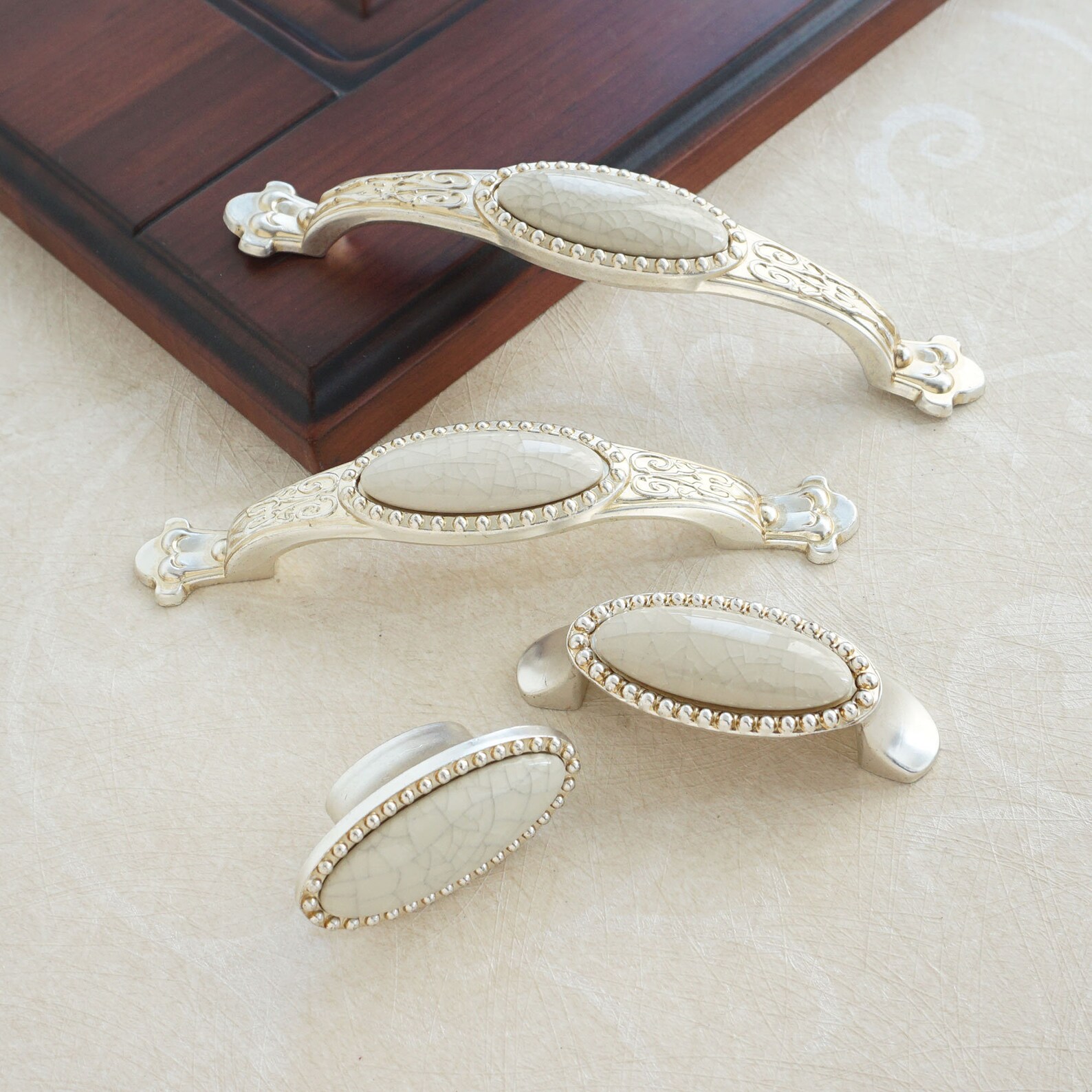 2.5 3.78 5.0Antique Silver Drawer Pulls and | Etsy