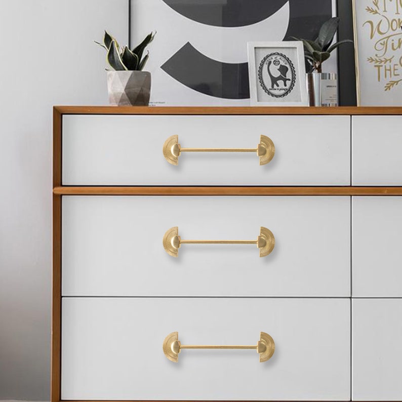 3.75 5gold Fun Brass Drawer Pulls Knobs Dresser - Etsy