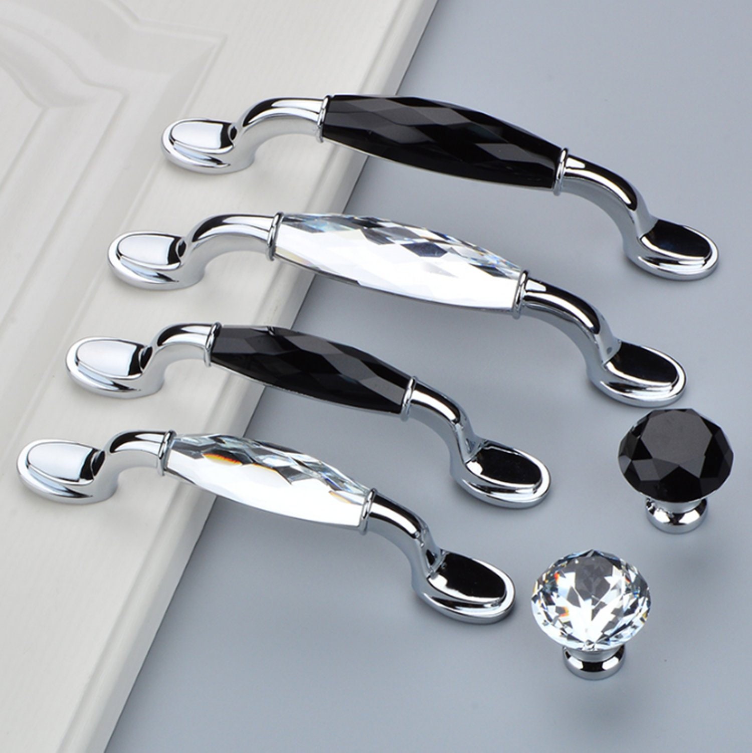 3.78 5 Glass Dresser Drawer Handles Pulls Knob | Etsy