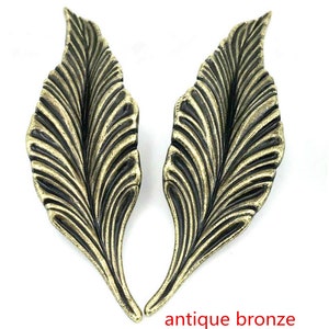 1.25 Leafy Drawer Pulls Handles Leaf Cabinet Handles Pull Vintage ...