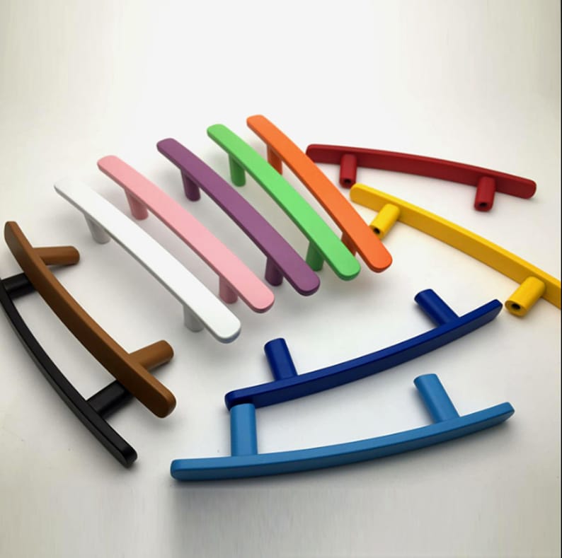 3 3.75 5 Colorful Drawer Pulls Handles - Etsy