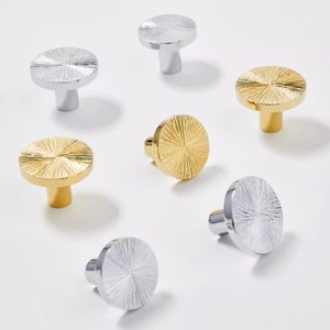 Hammered Modern Brass Small Drawer Knobs Cabinet Knobs Simple Drawer Knobs Door Knobs Cabinet ...