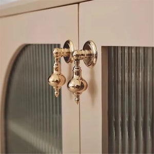 Chrome Drawer Knobs Drop Ring Kitchen Knob Cabinet Pull Drawer Knobs Pulls Dresser Knobs Pulls ...