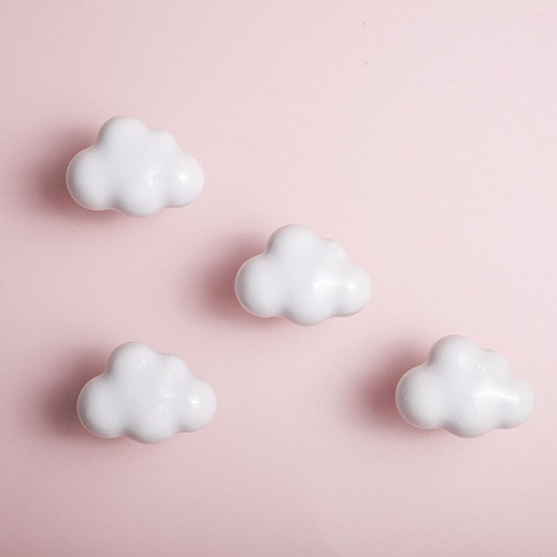 Cloud Ceramic Knobs Drawer Knob Cabinet Pulls Handles Colorful | Etsy