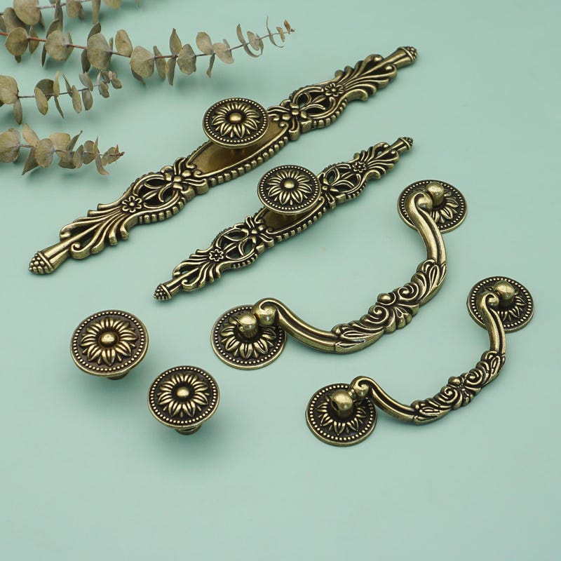 Antique Drawer Pulls - Etsy
