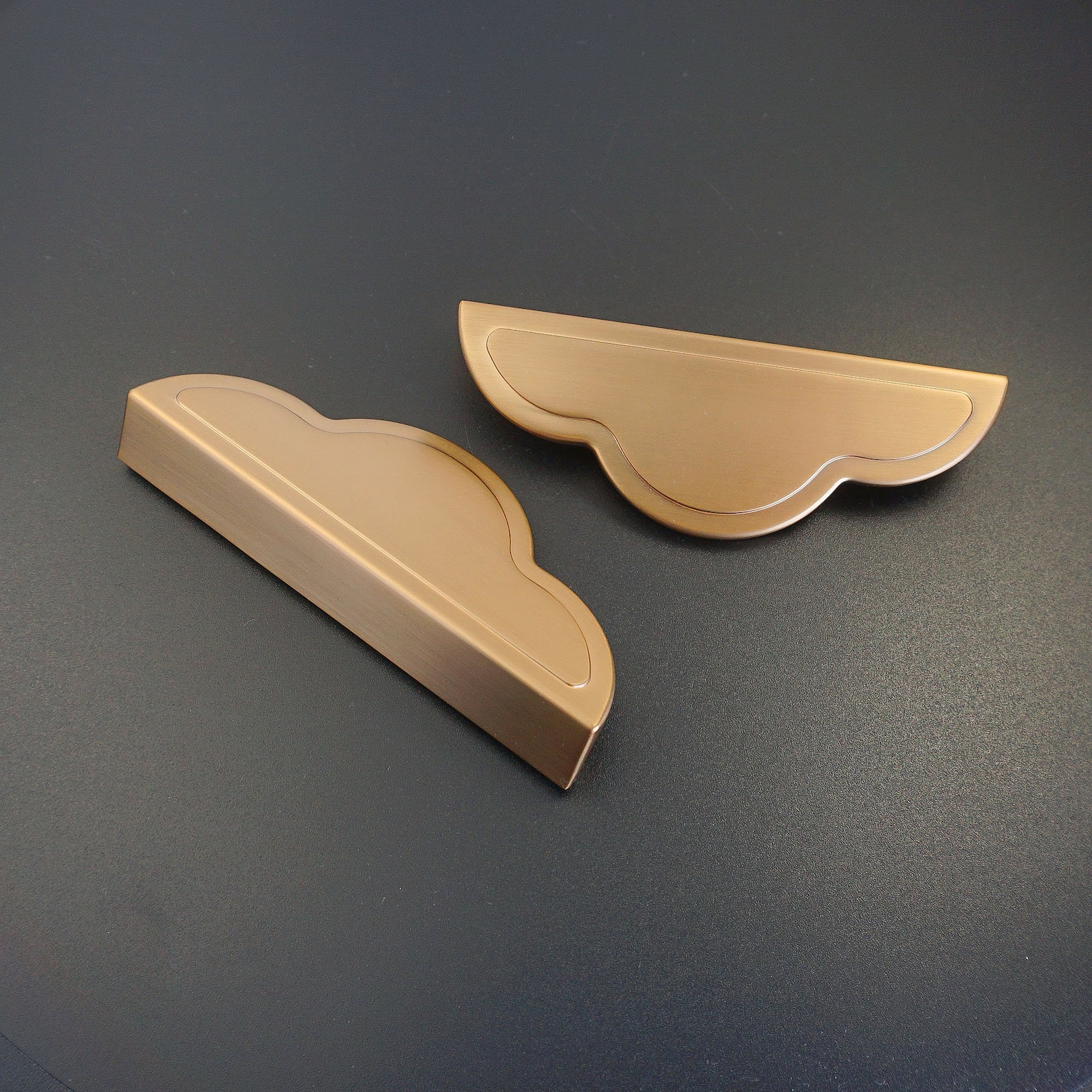 3.78champagne Gold Drawer Pulls Knobs Cloud Design Cupboard - Etsy