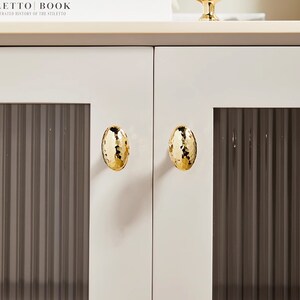 Hammer Drawer Knob Pull Wardrobe Pull Unique Pigeon Egg Design Dresser Knob Pull Brass Kitchen ...