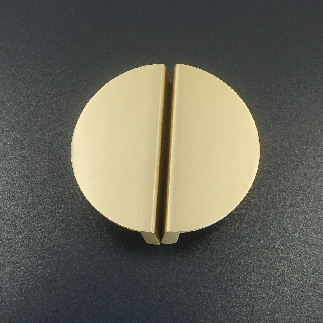 2.0 2.5 C-C Half Moon Drawer Handles Knobs Dresser Pulls Handles ...