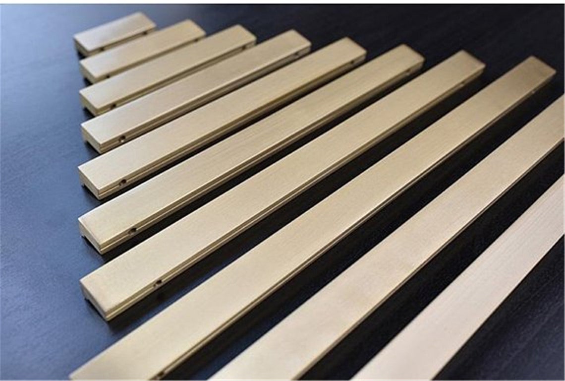 Solid Brass Drawer Pulls Knobs Dresser Pulls Kitchen Door | Etsy