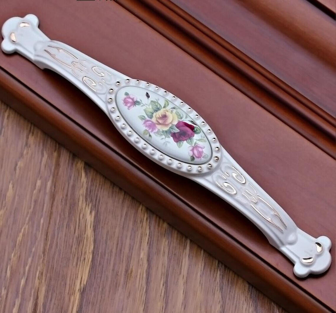 3.78 5.0 Flower Drawer Pulls Handles Dresser Pull - Etsy