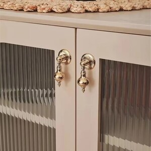 Chrome Drawer Knobs Drop Ring Kitchen Knob Cabinet Pull Drawer Knobs Pulls Dresser Knobs Pulls ...