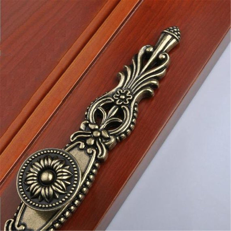 Antique Bronze Dresser Knob Drawer Pulls Knobs Handles Rustic - Etsy