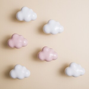 Cloud Knobs Ceramic Knobs Drawer Knob Pulls Handles Colorful Dresser Knob Kitchen Cabinet Door ...
