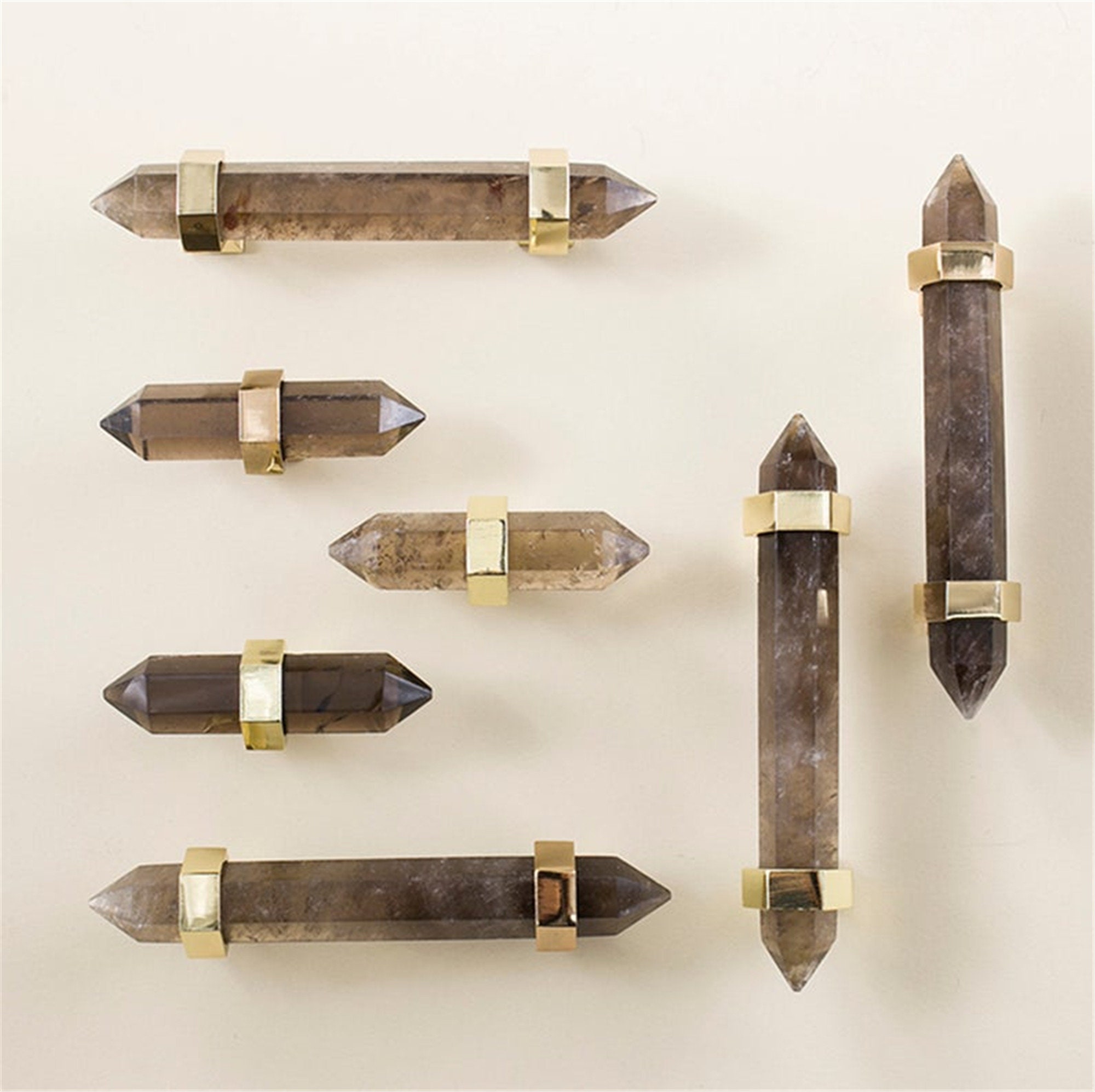 Adjustable Luxury Crystal Stone Cabinet Door Handles Pulls | Etsy UK