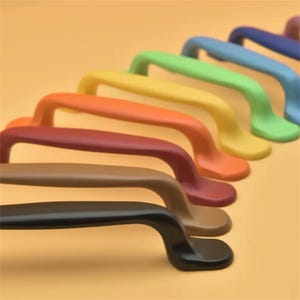 3.78" Colorful Cabinet Handles Drawer Knobs Pulls Kitchen Cabinet Door Handle Dresser Pull Kids ...