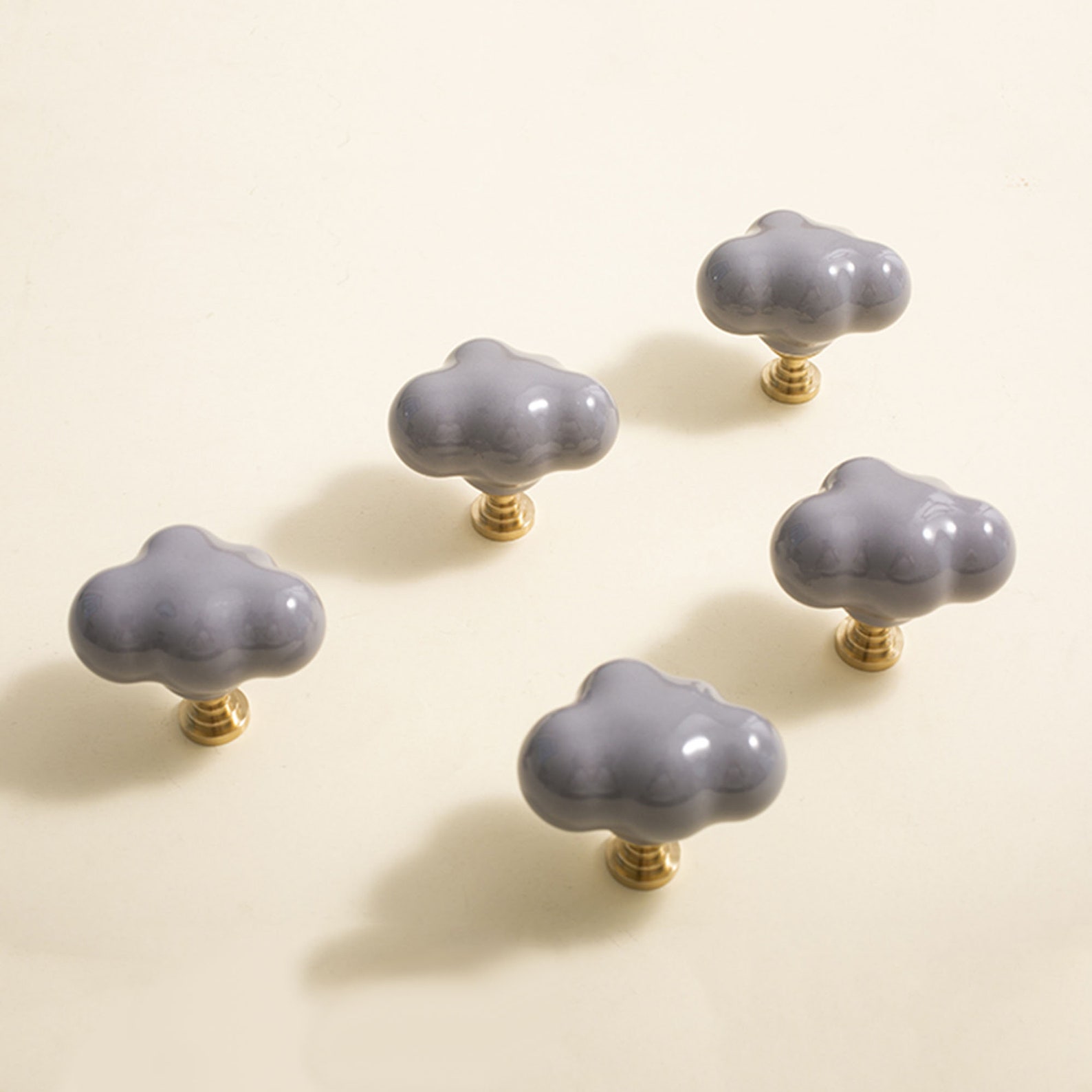 Cloud Ceramic Knobs Drawer Knob Cabinet Pulls Handles Colorful | Etsy