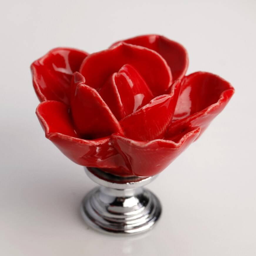 Lotus Dresser Knobs Drawer Knob Pull Handles Kitchen Cabinet | Etsy