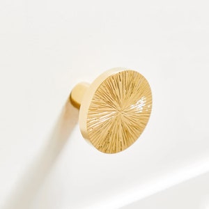 Hammered Modern Brass Small Drawer Knobs Cabinet Knobs Simple Drawer Knobs Door Knobs Cabinet ...