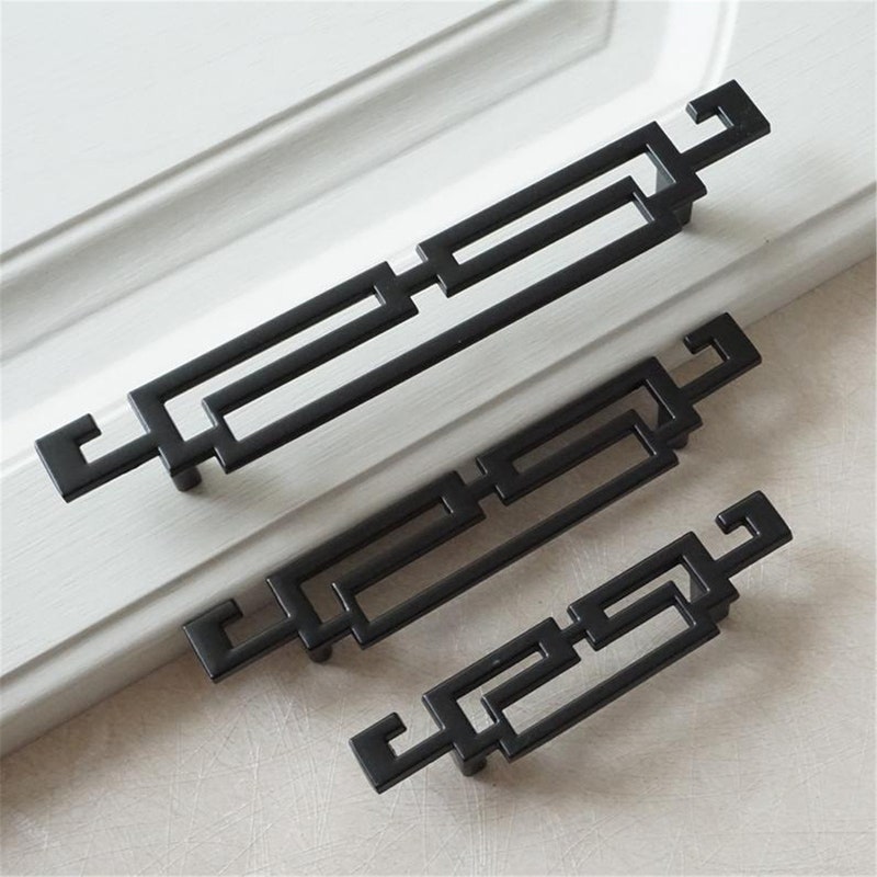 Black Drawer Pulls - Etsy