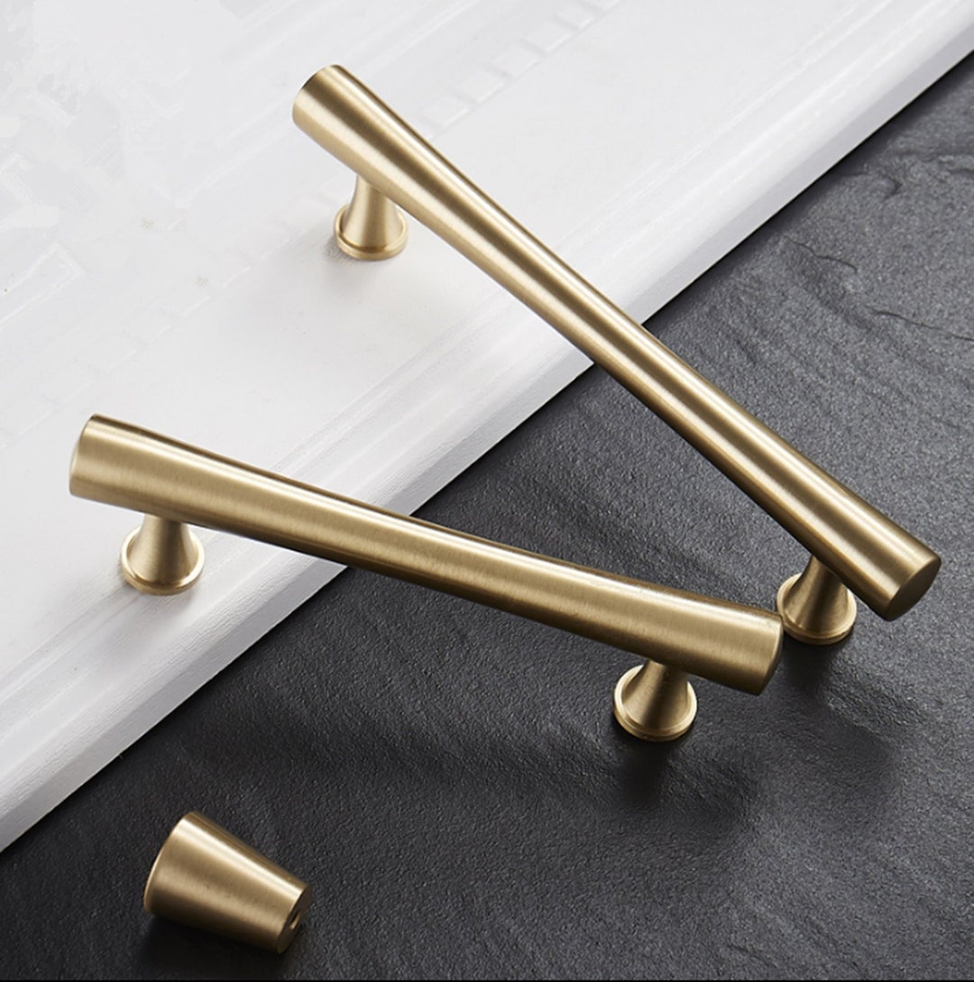 3.78 5brass Drawer Pulls Handles Dresser Knobs Cabinet Pulls Kitchen Handles Cupboard Handles ...