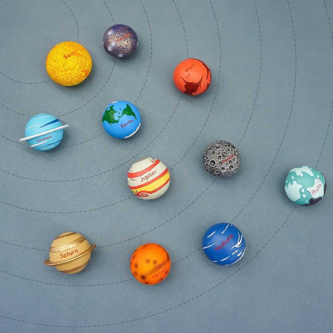 Space Themed Cabinet Knobs Pull Solar System Drawer Pull Planet Knob ...