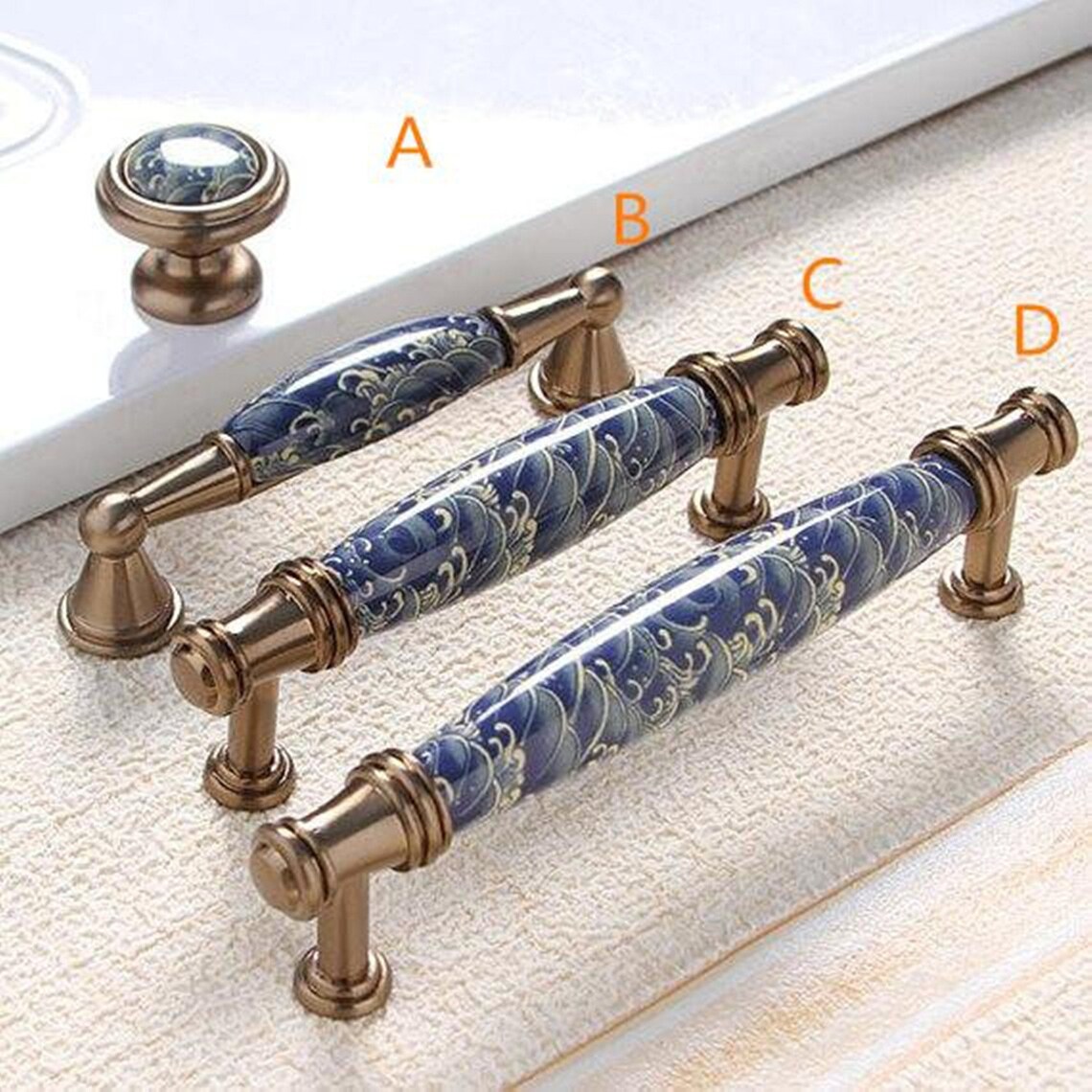 3.78'' 5'' Ceramic Drawer Pulls Door Handles - Etsy