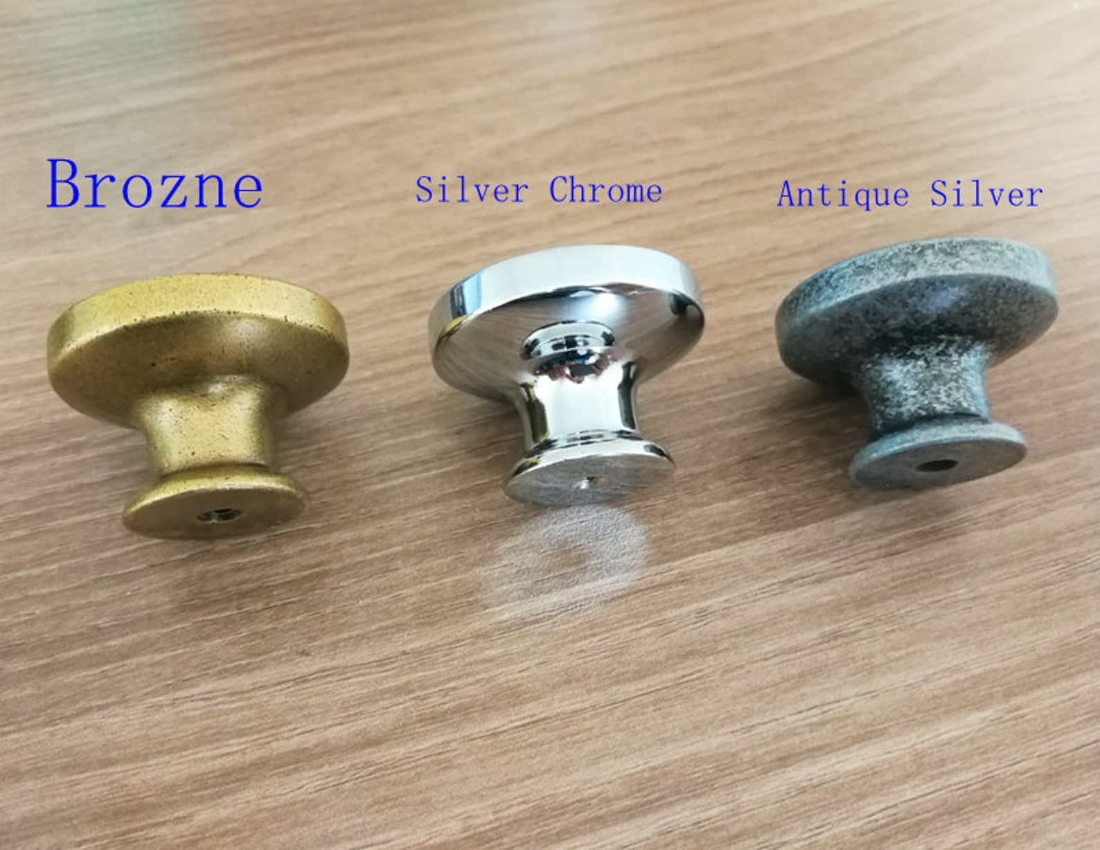 Blue Flower Drawer Knobs Dresser Handles / Handmade Knobs - Etsy