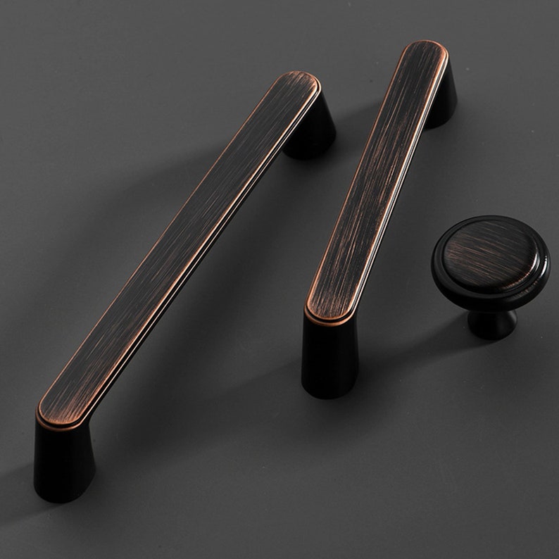 378 5755brushed Brass Drawer Pulls Knobs Etsy 7957