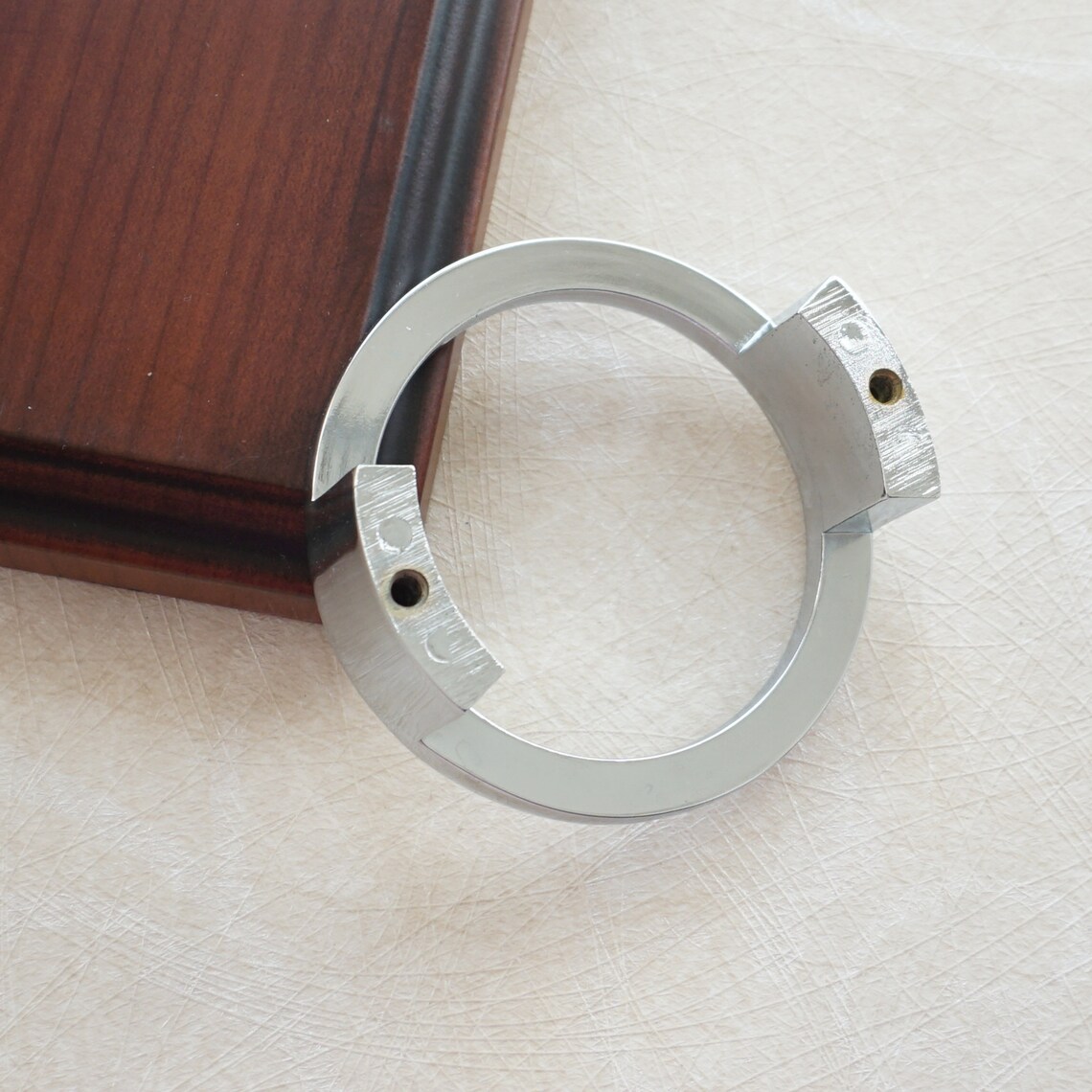 2.5'' Modern Bright Silver Drawer Ring Pulls Dresser - Etsy