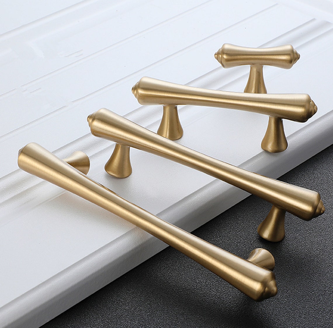 Brass Drawer Pulls T Bar Dresser Pulls Handles Cabinet Door | Etsy