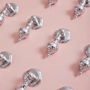 Chrome Drawer Knobs Drop Ring Kitchen Knob Cabinet Pull Drawer Knobs Pulls Dresser Knobs Pulls ...