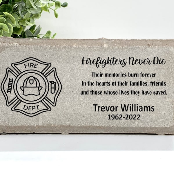 Firefighter Memorial - Etsy