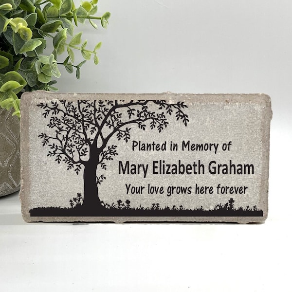 Memorial Tree Plaque - Etsy