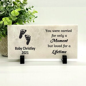 Memorial Stone - Infant Memorial Stone - Loss of Baby - Baby Sympathy ...