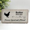 Goat Memorial Stone- Personalized Pet Keepsake- Pet Loss Gift - Custom ...