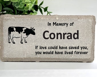 Cow Memorial Gift - Etsy
