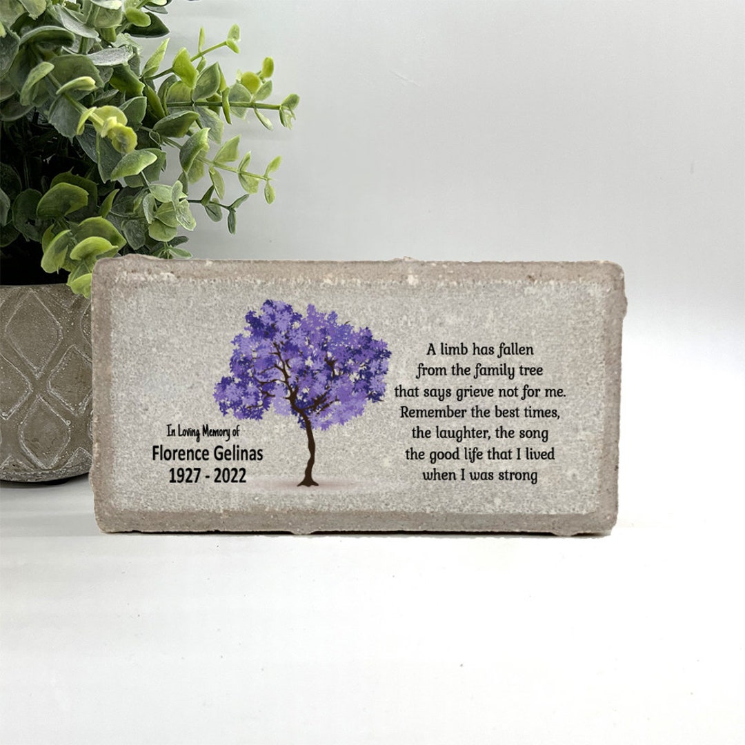 Memorial Stone - Sympathy Gift Bereavement Gift Funeral Gift - Family ...