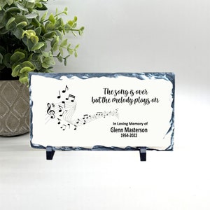 Memorial Stone - Sympathy Gift Bereavement Gift Funeral Gift - Musician ...