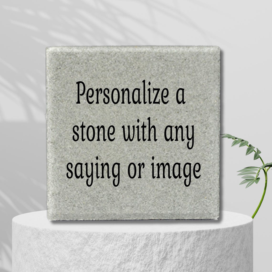 Personalize Stone - Custom Stone. Choice of Stone With Your Own Message ...