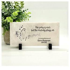 Memorial Stone - Sympathy Gift Bereavement Gift Funeral Gift - Musician ...