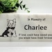 Yorkie Memorial Stone, Personalized Pet Memorial, Dog Memorial Stone ...