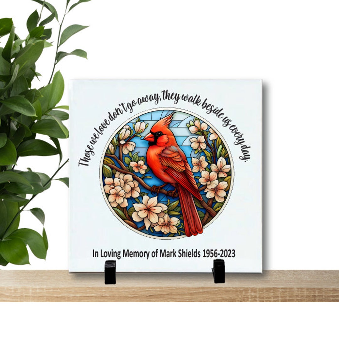 Cardinal Memorial Gift Sympathy Gift, Bereavement Gift, Funeral Gift ...