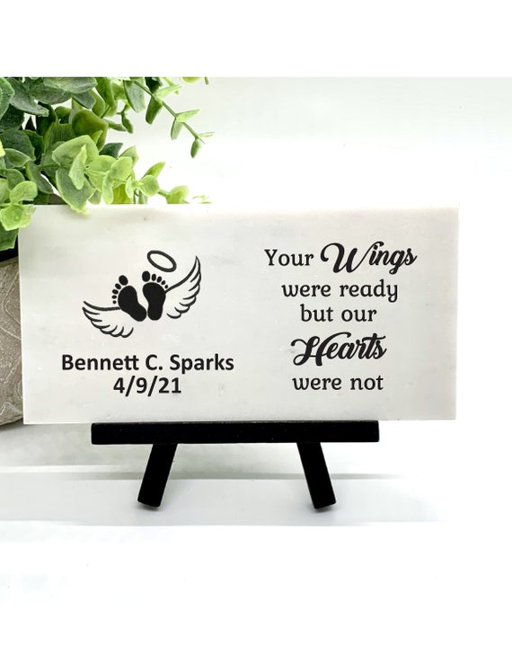 Baby Memorial Stone Baby Angel Miscarriage Gift Baby Loss | Etsy